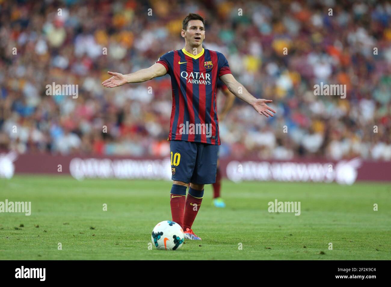 Lionel messi barcelona august 2013 hi-res stock photography and images ...
