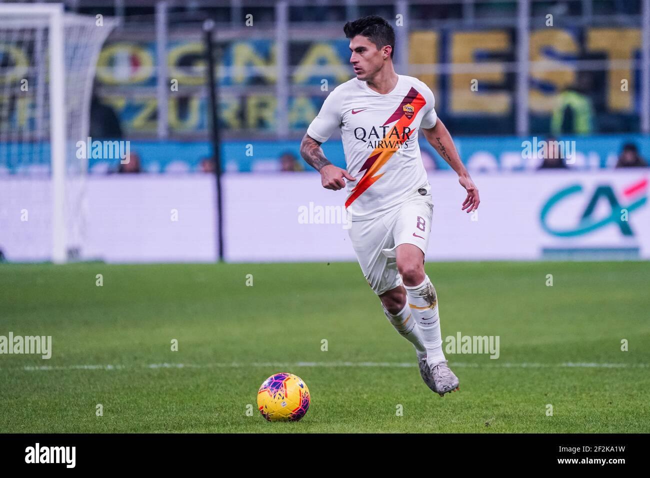 Diego Perotti of AS Roma during the Italian championship Serie A ...