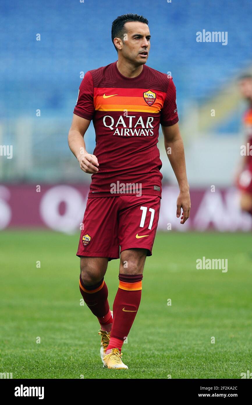 Pedro Rodriguez of Roma reacts during the Italian championship Serie A ...