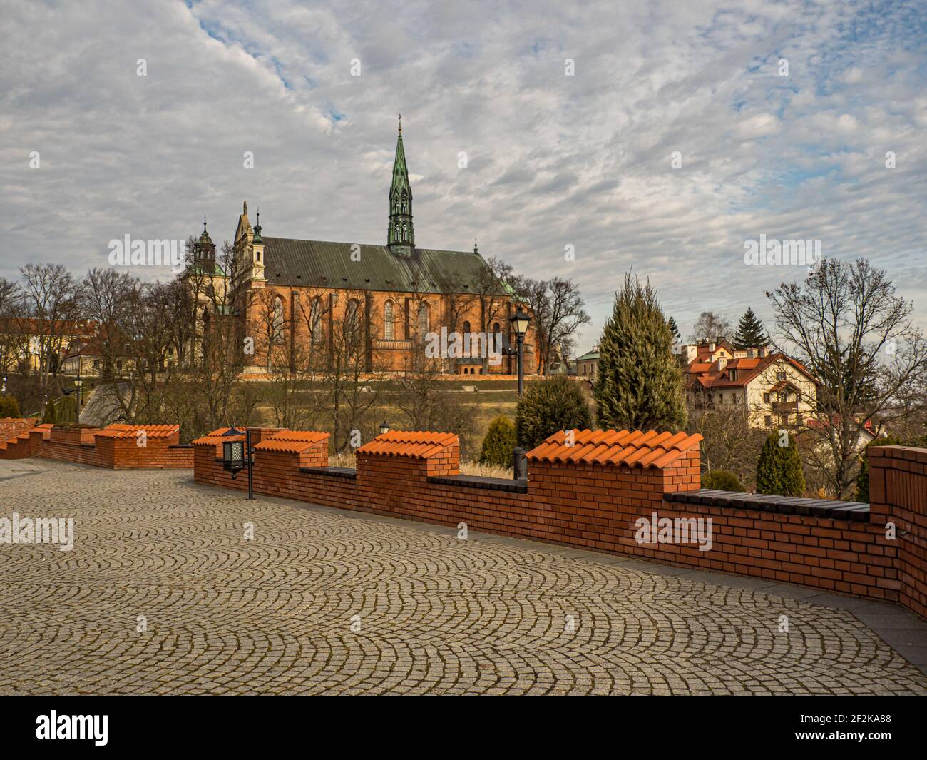 Sandomierz, Poland - February 17, 2020: View for Cathedral Basilica of ...
