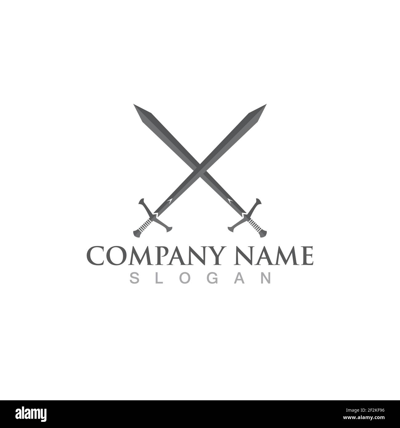 sword logo and symbol vector image Stock Vector Image & Art - Alamy