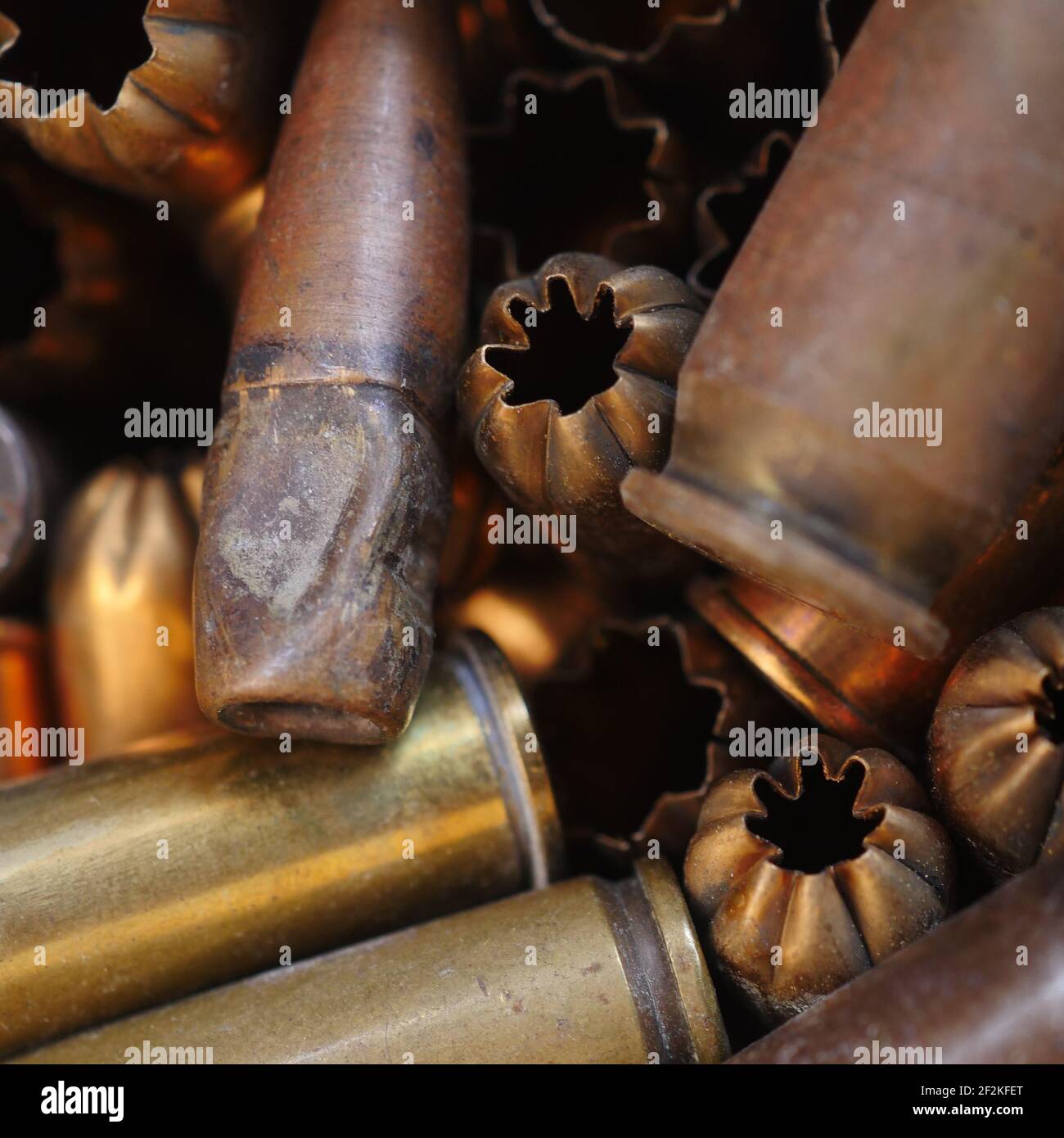 Various types of bullets, Illustration, France Stock Photo - Alamy