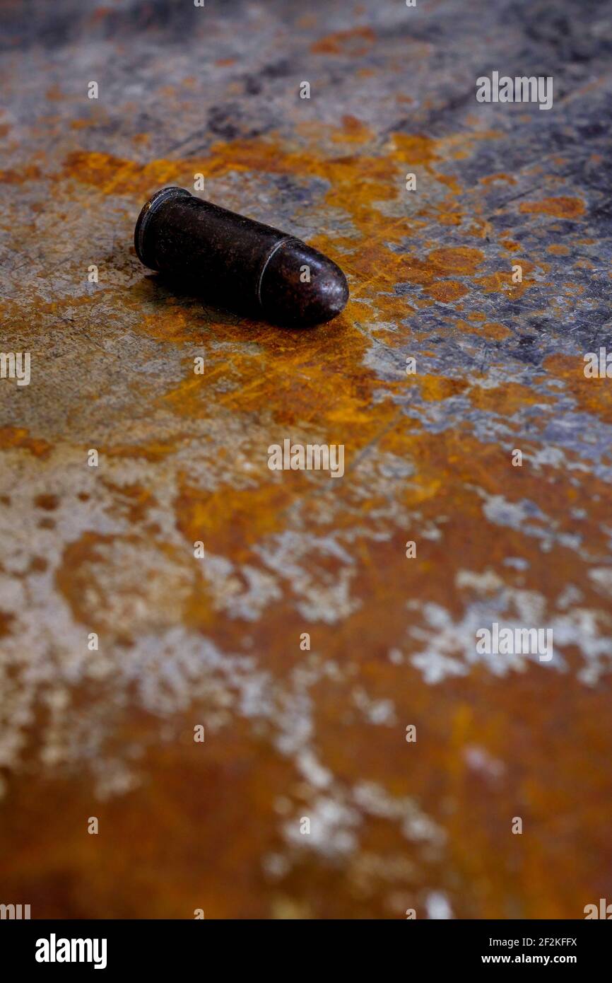 Vintage Gun Bullet, Illustration, France, 1945 Stock Photo - Alamy
