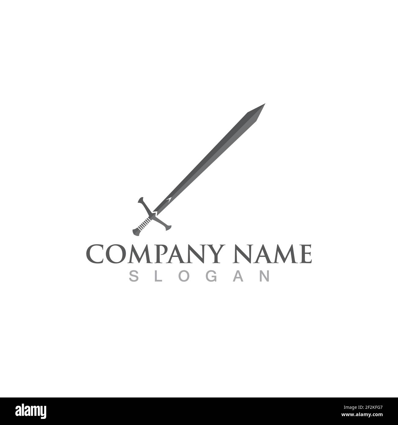 sword logo and symbol vector image Stock Vector Image & Art - Alamy