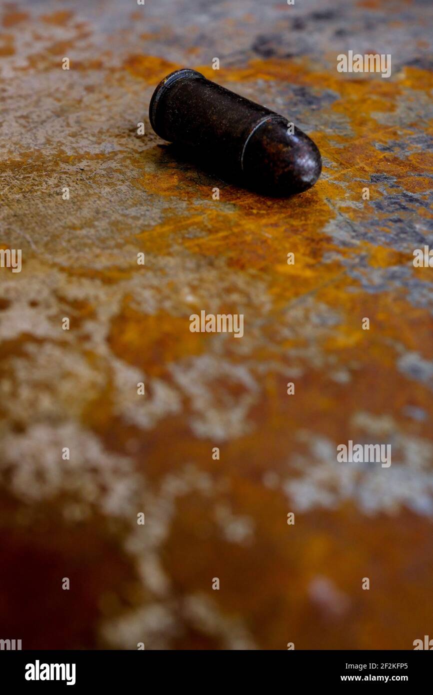 Vintage Gun Bullet, Illustration, France, 1945 Stock Photo - Alamy