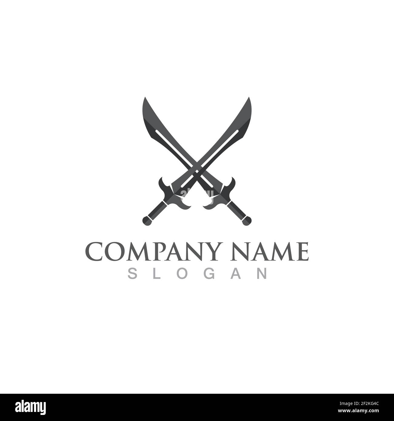 sword logo and symbol vector image Stock Vector Image & Art - Alamy