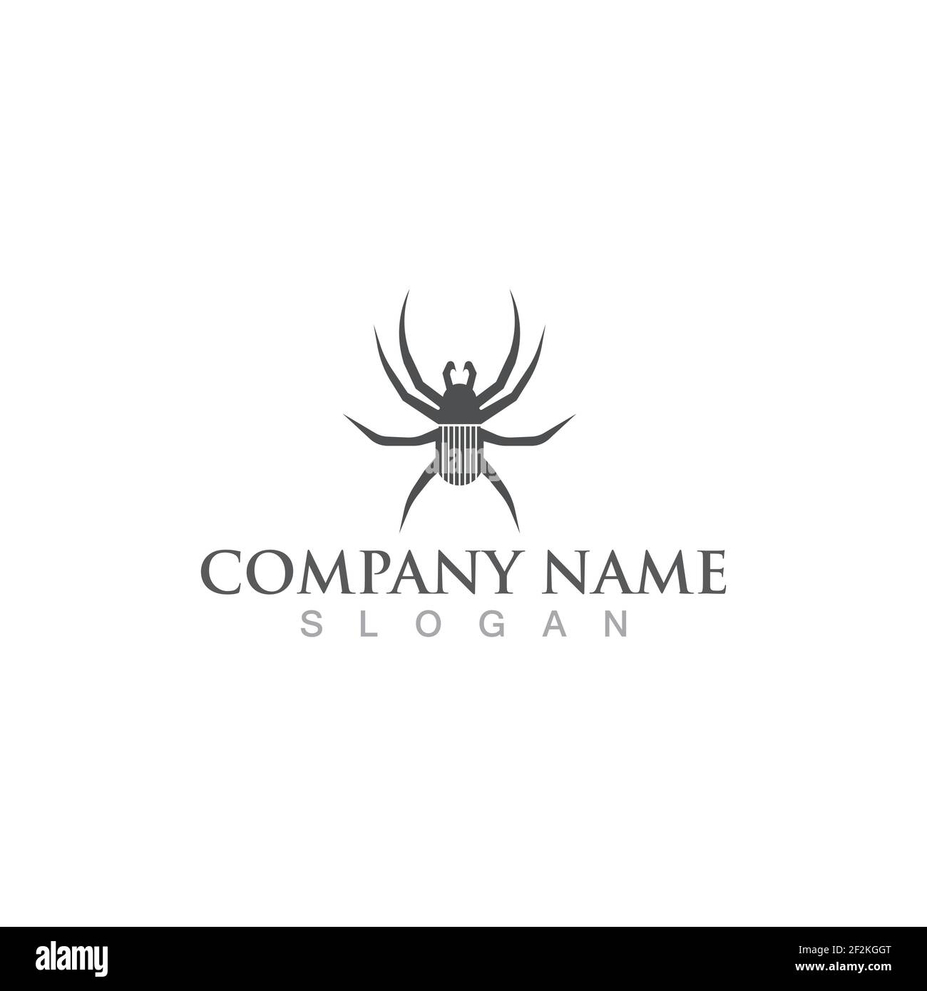spider logo and symbol vector animal Stock Vector Image & Art - Alamy