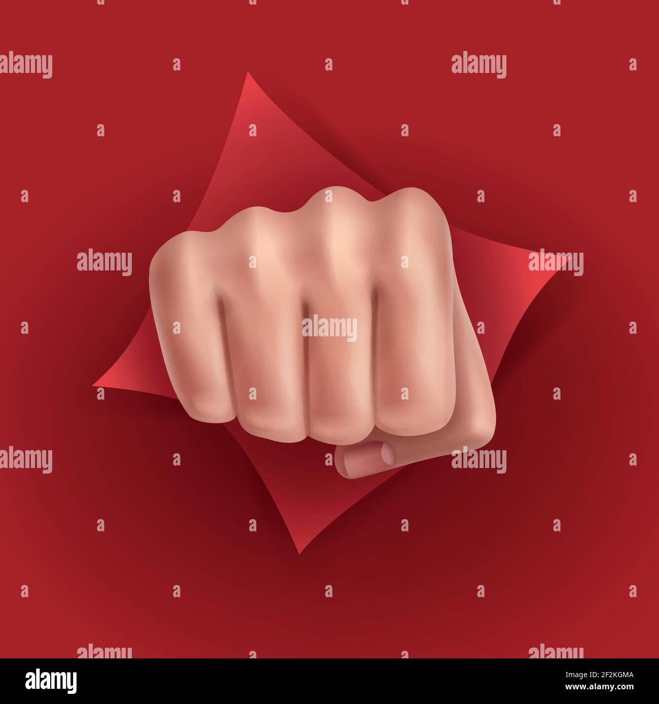 Fist punching through wall hi-res stock photography and images - Alamy
