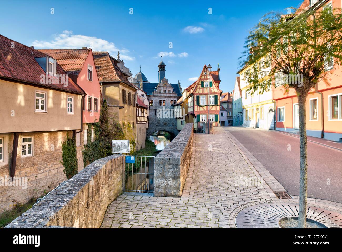 House facades, Breitbach, bridge town hall, Malerwinkelhaus ...