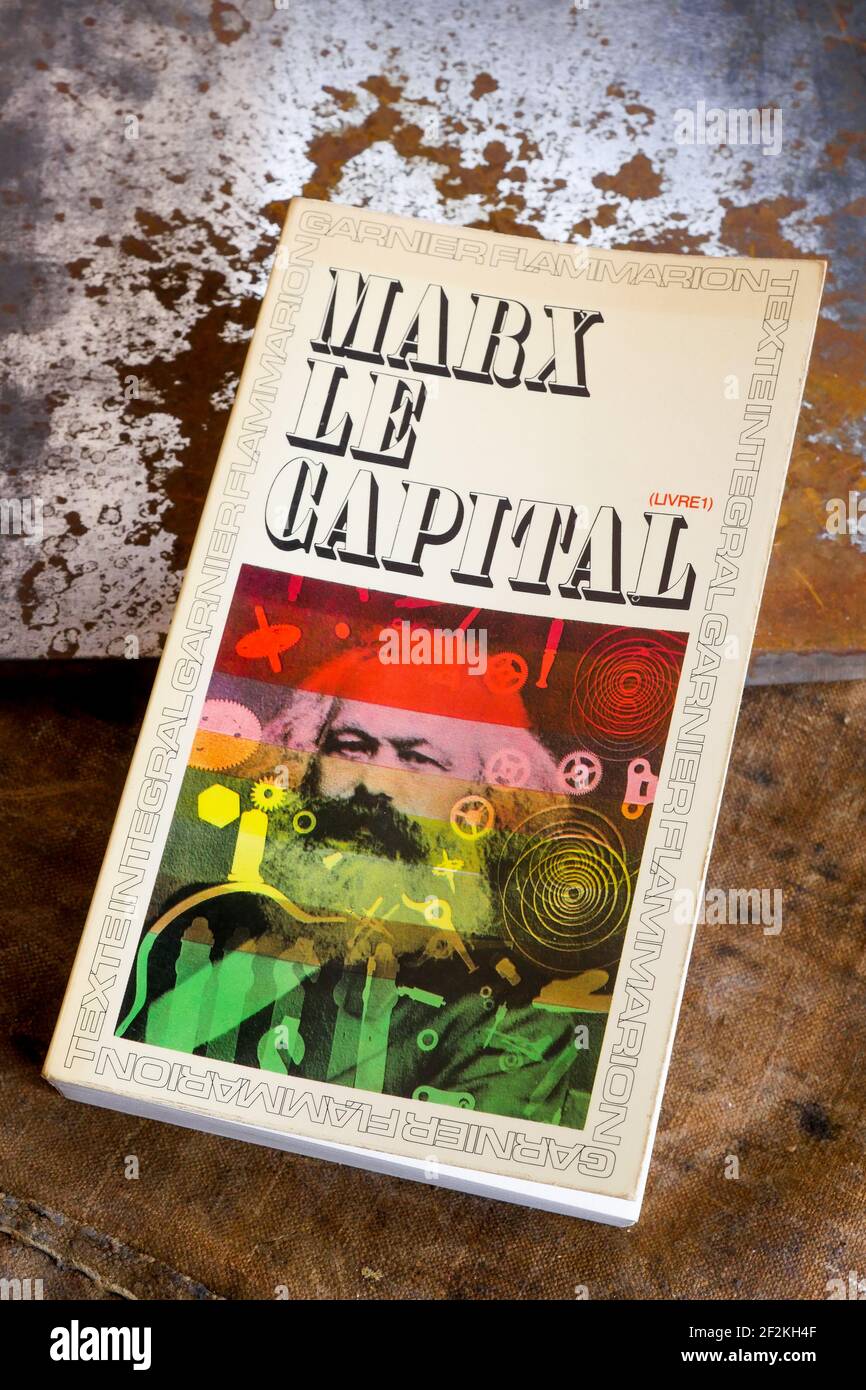 Cover of Le Capital, book written by Karl Marx, France Stock Photo - Alamy