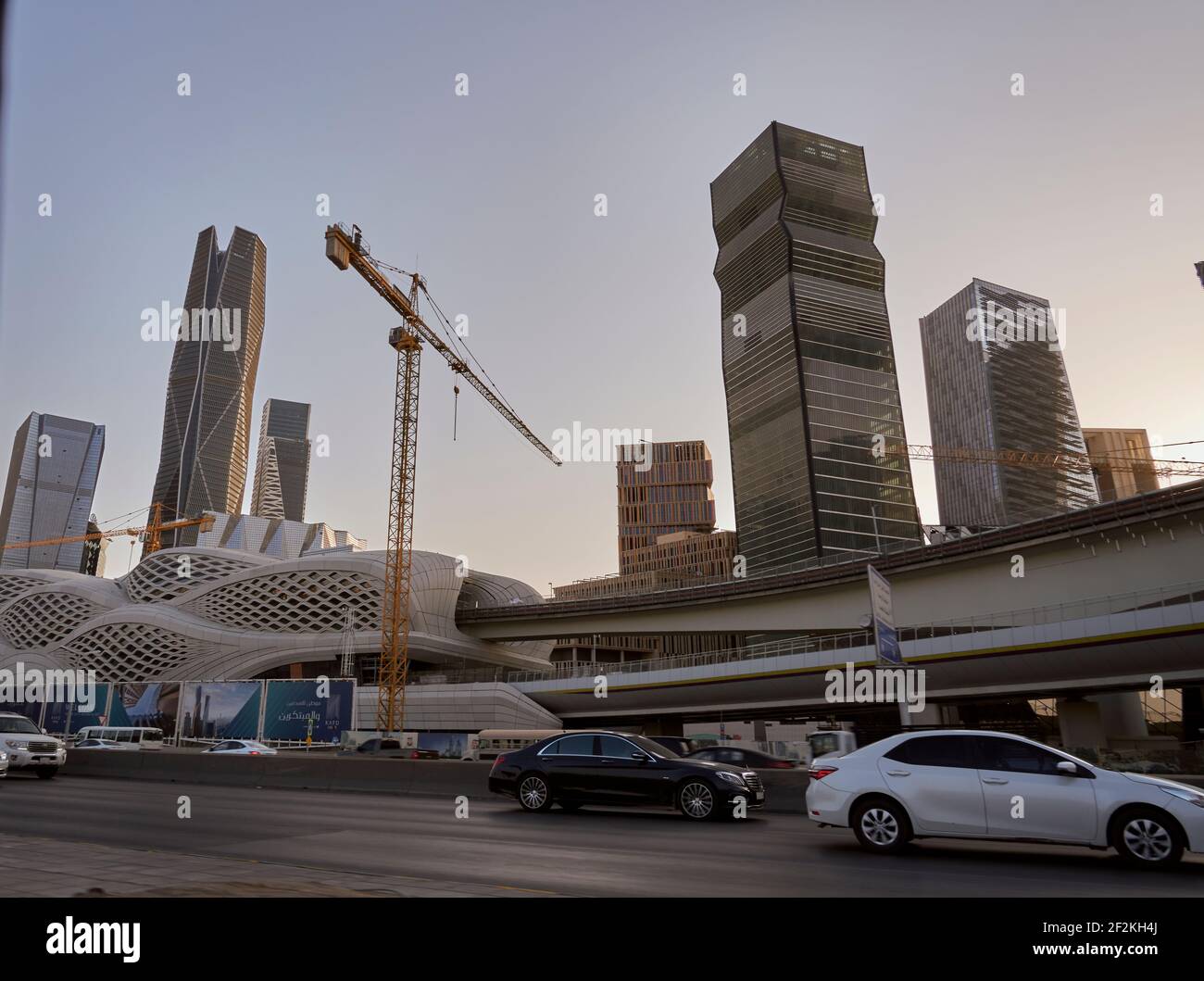 works of the construction of the metro subway in Riyadh Stock Photo - Alamy