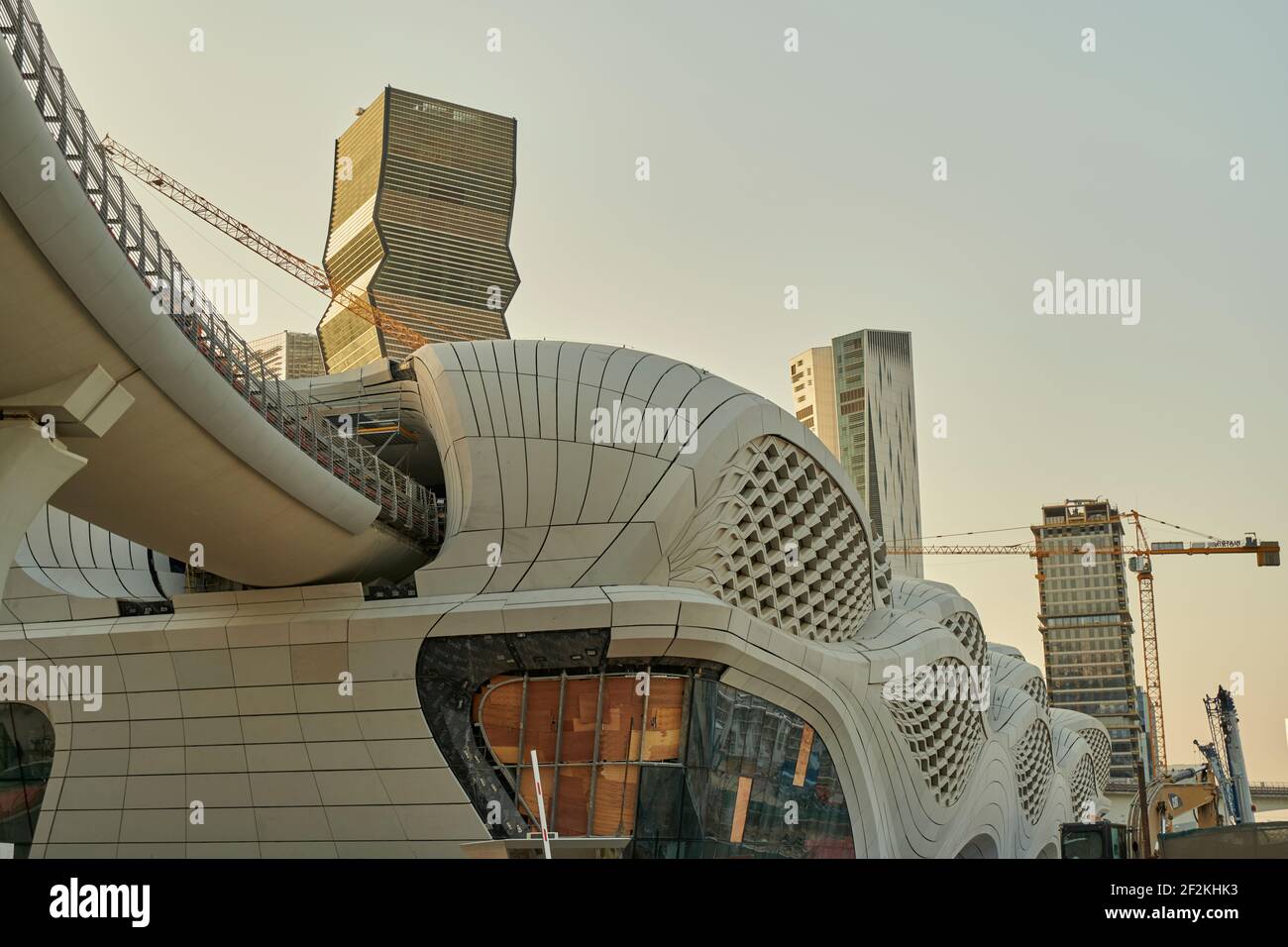 works of the construction of the metro subway in Riyadh Stock Photo - Alamy