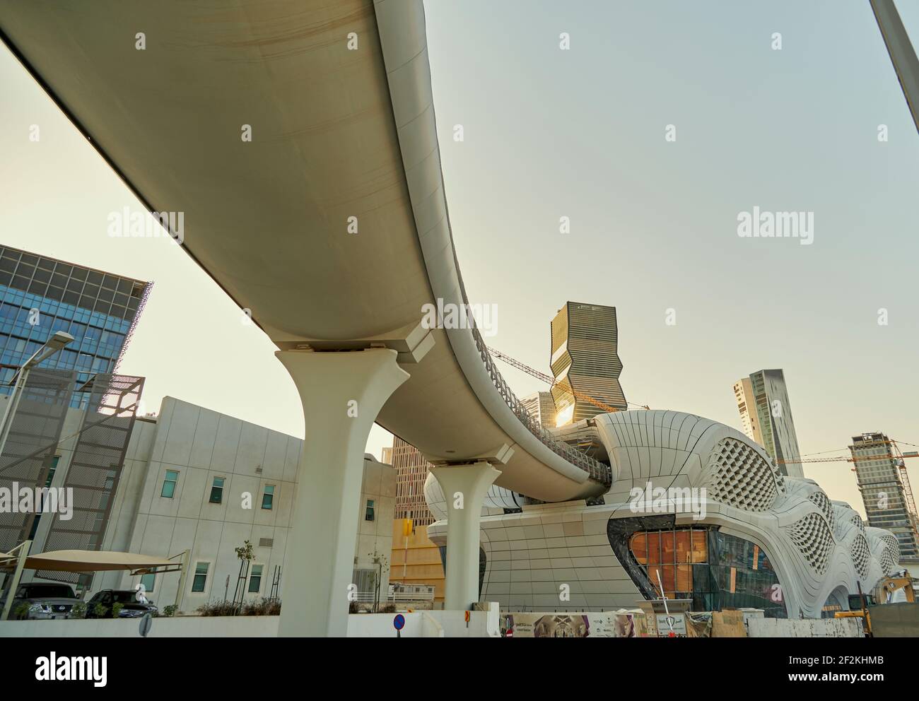 works of the construction of the metro subway in Riyadh Stock Photo - Alamy
