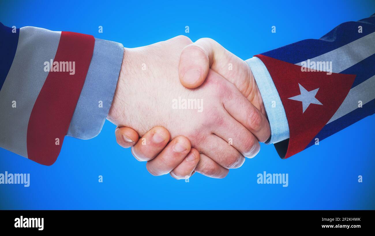 Cuba france flag hi-res stock photography and images - Alamy