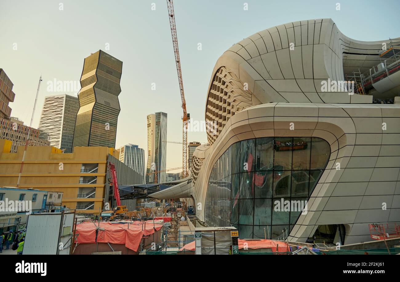 works of the construction of the metro subway in Riyadh Stock Photo - Alamy