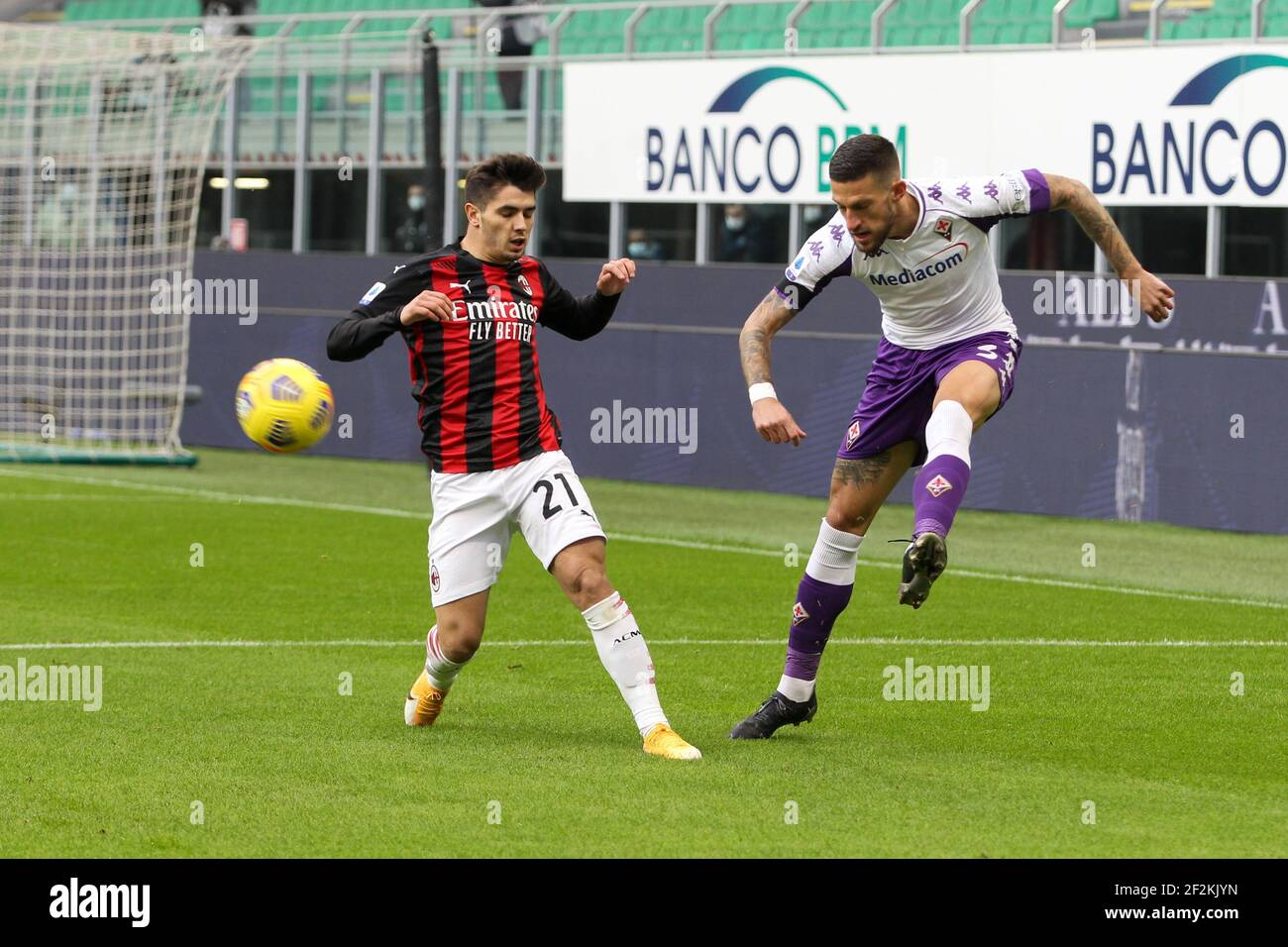 Cristiano Biraghi during the Italian championship Serie A football ...