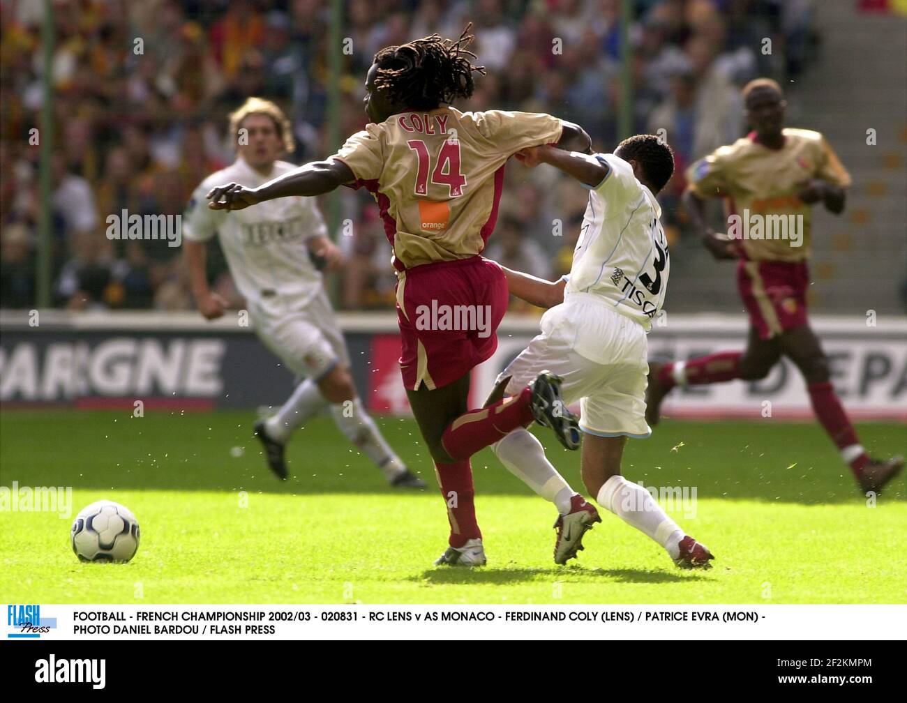 FOOTBALL - FRENCH CHAMPIONSHIP 2002/03 - 020831 - RC LENS v AS MONACO ...