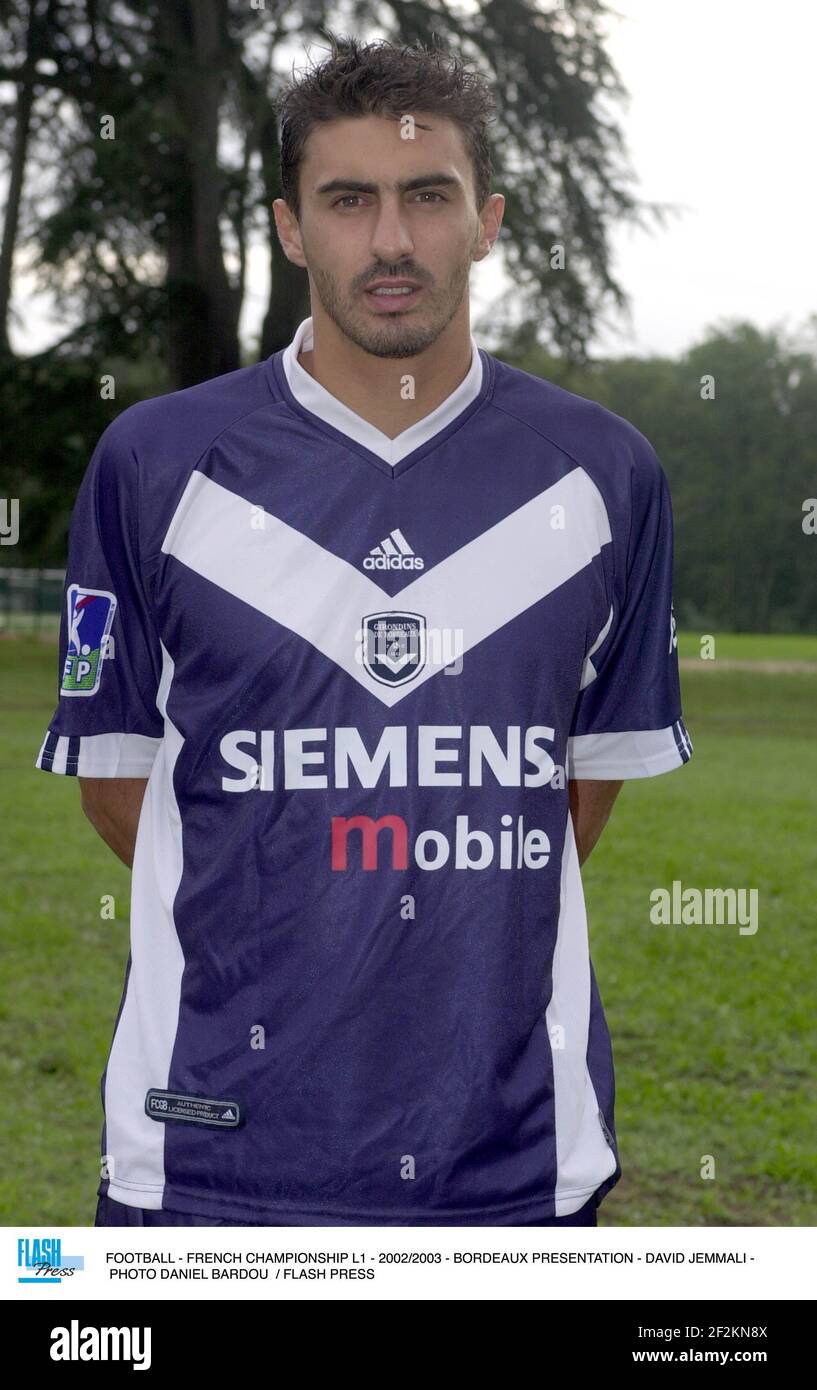 FOOTBALL - FRENCH CHAMPIONSHIP L1 - 2002/2003 - BORDEAUX PRESENTATION ...