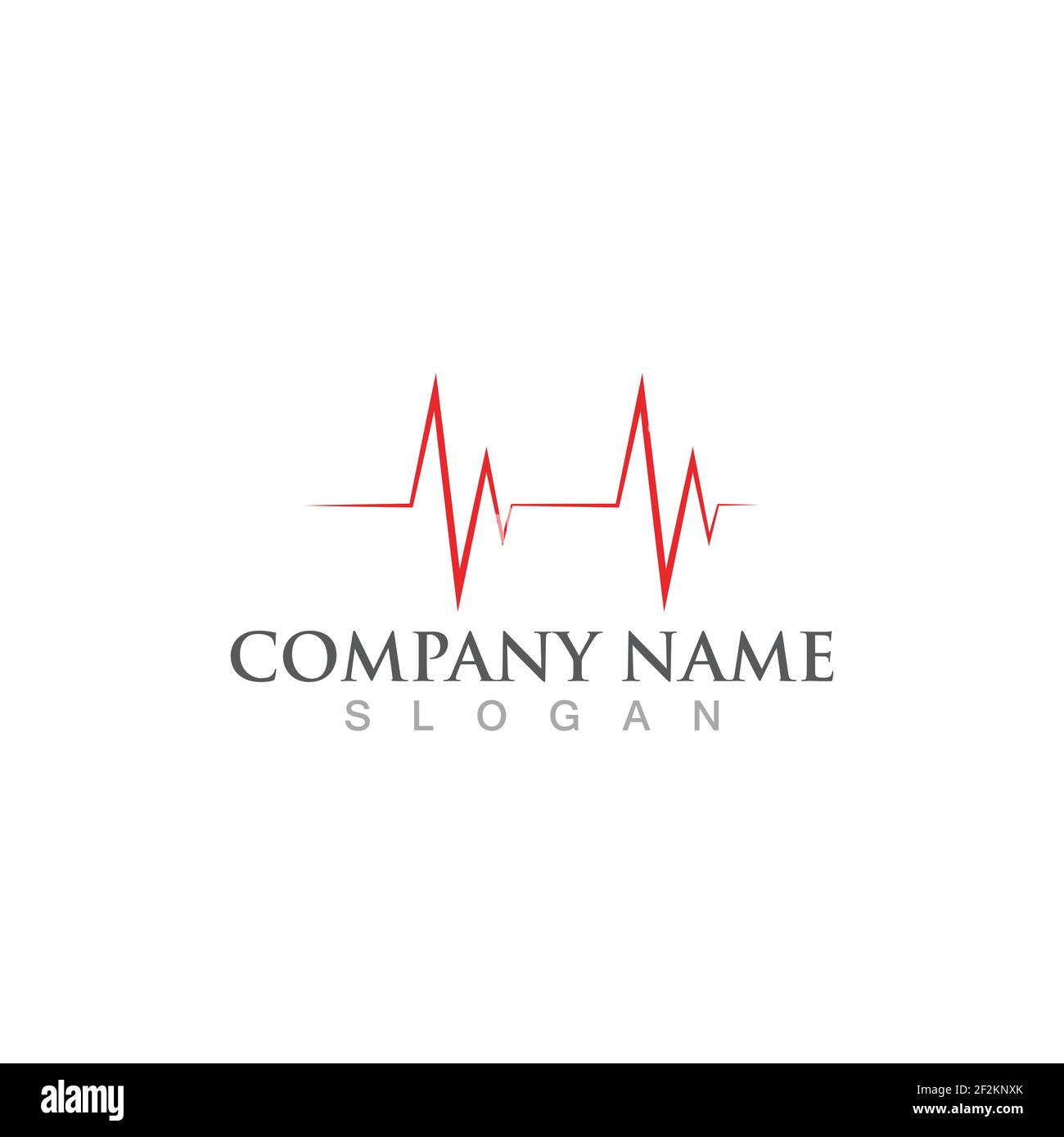 Heart beat logo and symbol vector Stock Vector Image & Art - Alamy