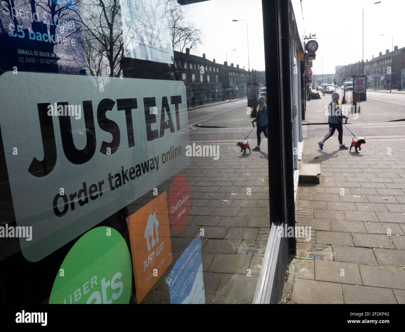 Justeat sign hi-res stock photography and images - Alamy