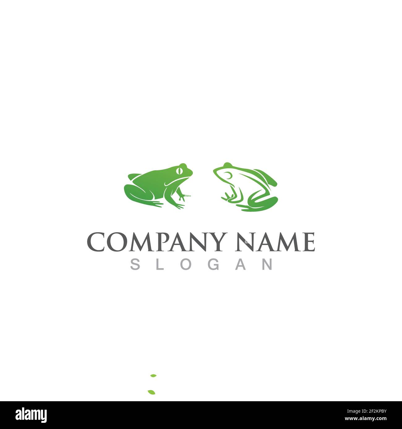 Frog logo and symbol vector image Stock Vector Image & Art - Alamy
