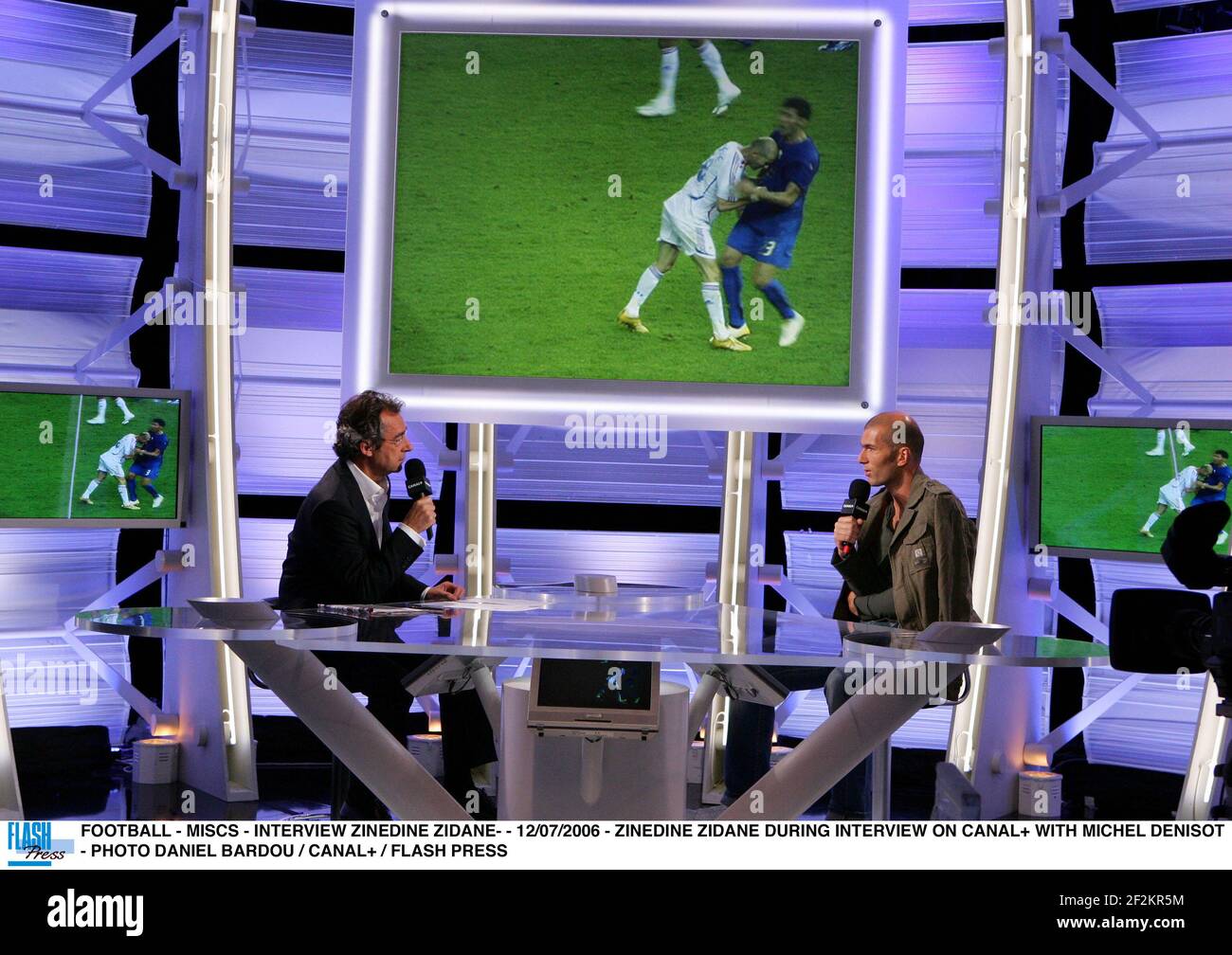 FOOTBALL - MISCS - INTERVIEW ZINEDINE ZIDANE- - 12/07/2006 - ZINEDINE ...