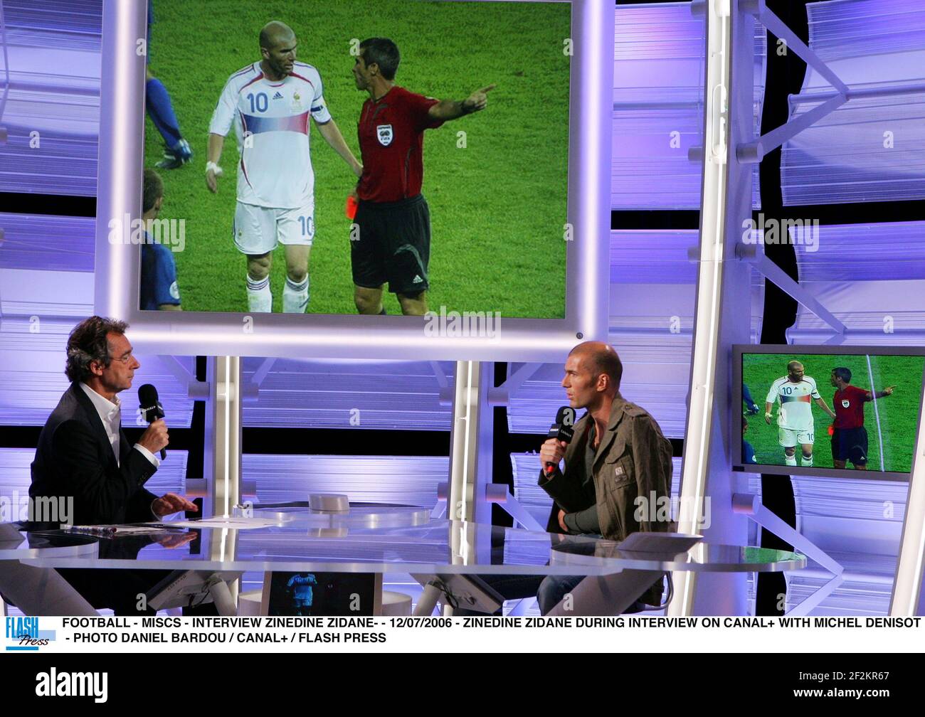 FOOTBALL - MISCS - INTERVIEW ZINEDINE ZIDANE- - 12/07/2006 - ZINEDINE ...