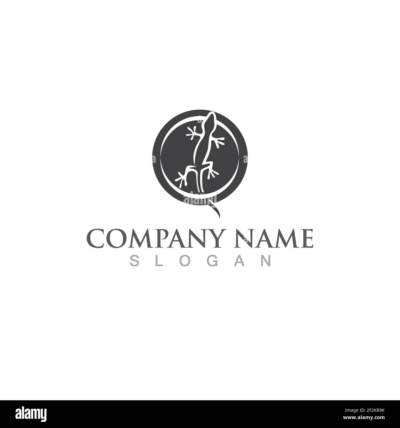 Lizard genko logo vector Stock Vector Image & Art - Alamy