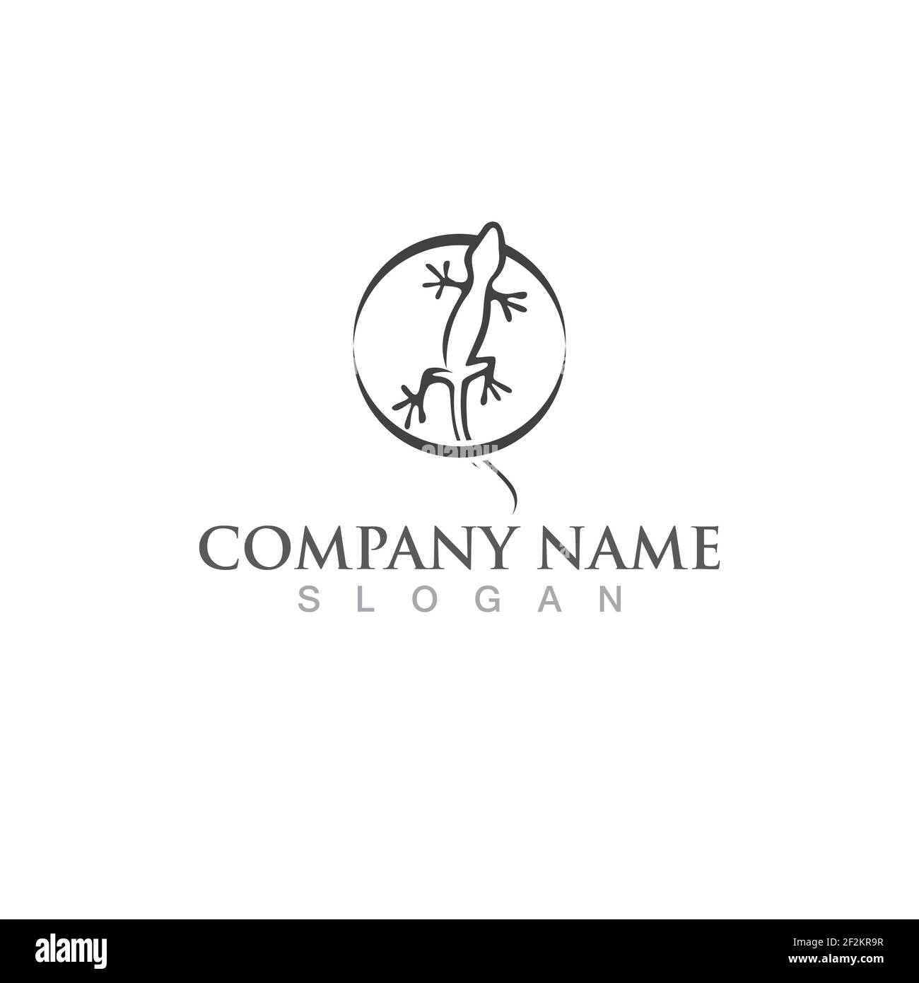 Lizard genko logo vector Stock Vector Image & Art - Alamy