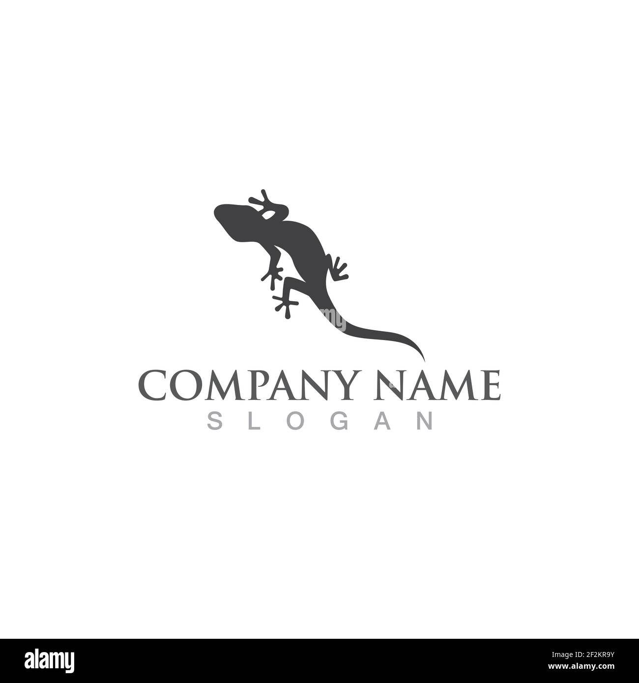 Lizard genko logo vector Stock Vector Image & Art - Alamy