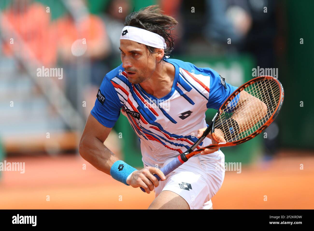 David Ferrer of Spain during The ATP Monte-Carlo Rolex Masters 2014 ...