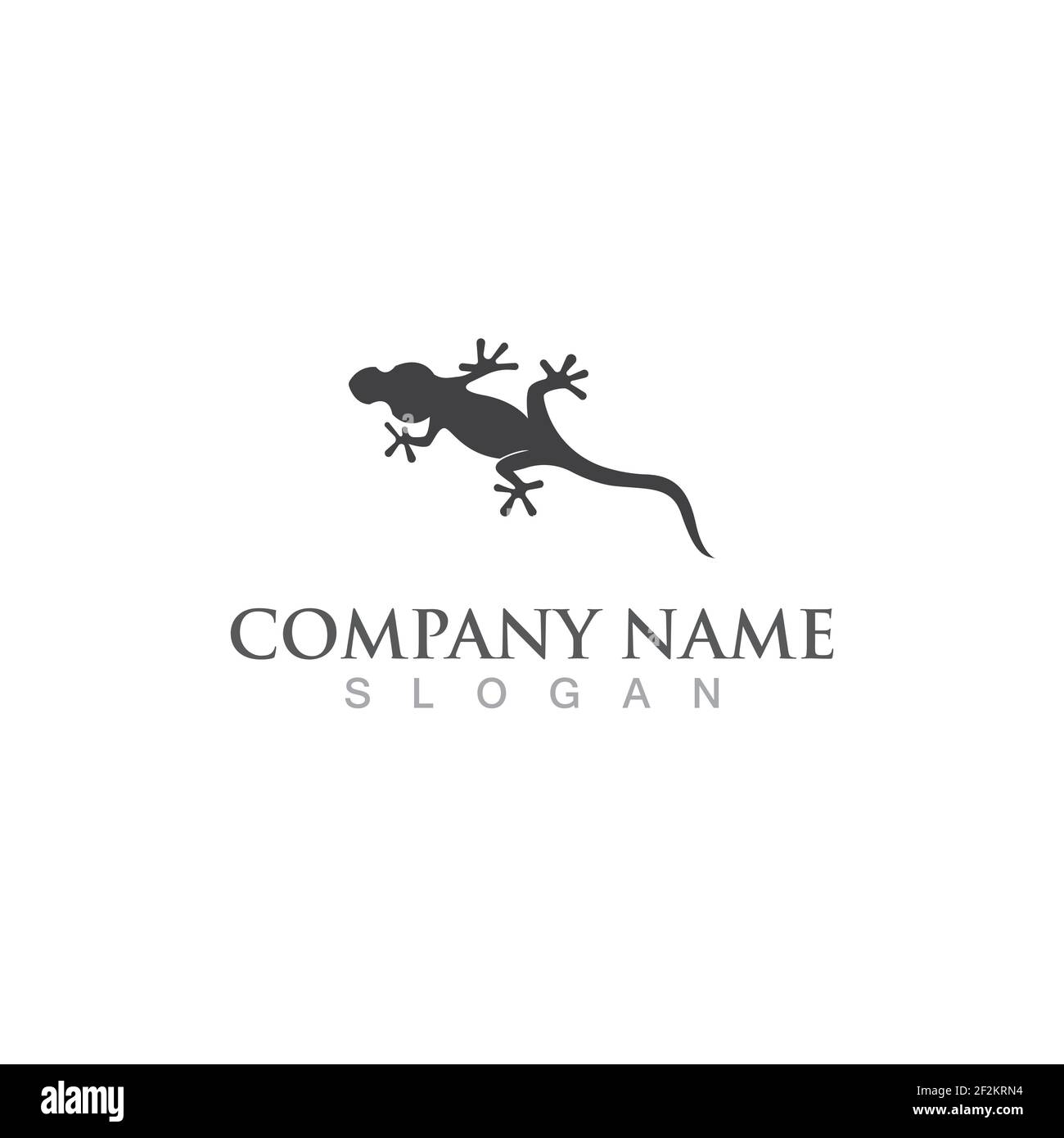 Lizard genko logo vector Stock Vector Image & Art - Alamy