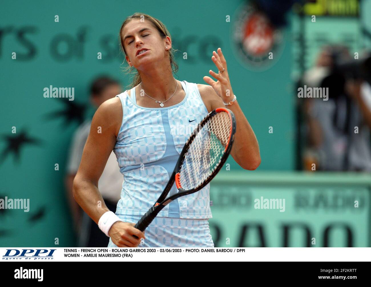 TENNIS - FRENCH OPEN - ROLAND GARROS 2003 - 03/06/2003 - PHOTO: DANIEL ...