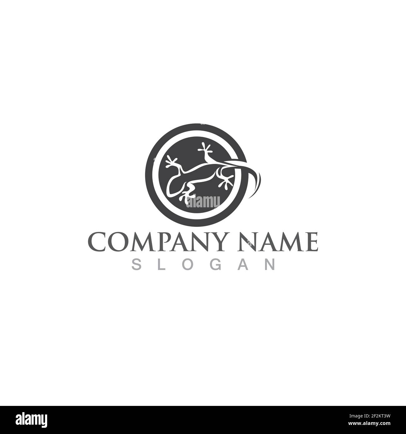 Lizard genko logo vector Stock Vector Image & Art - Alamy