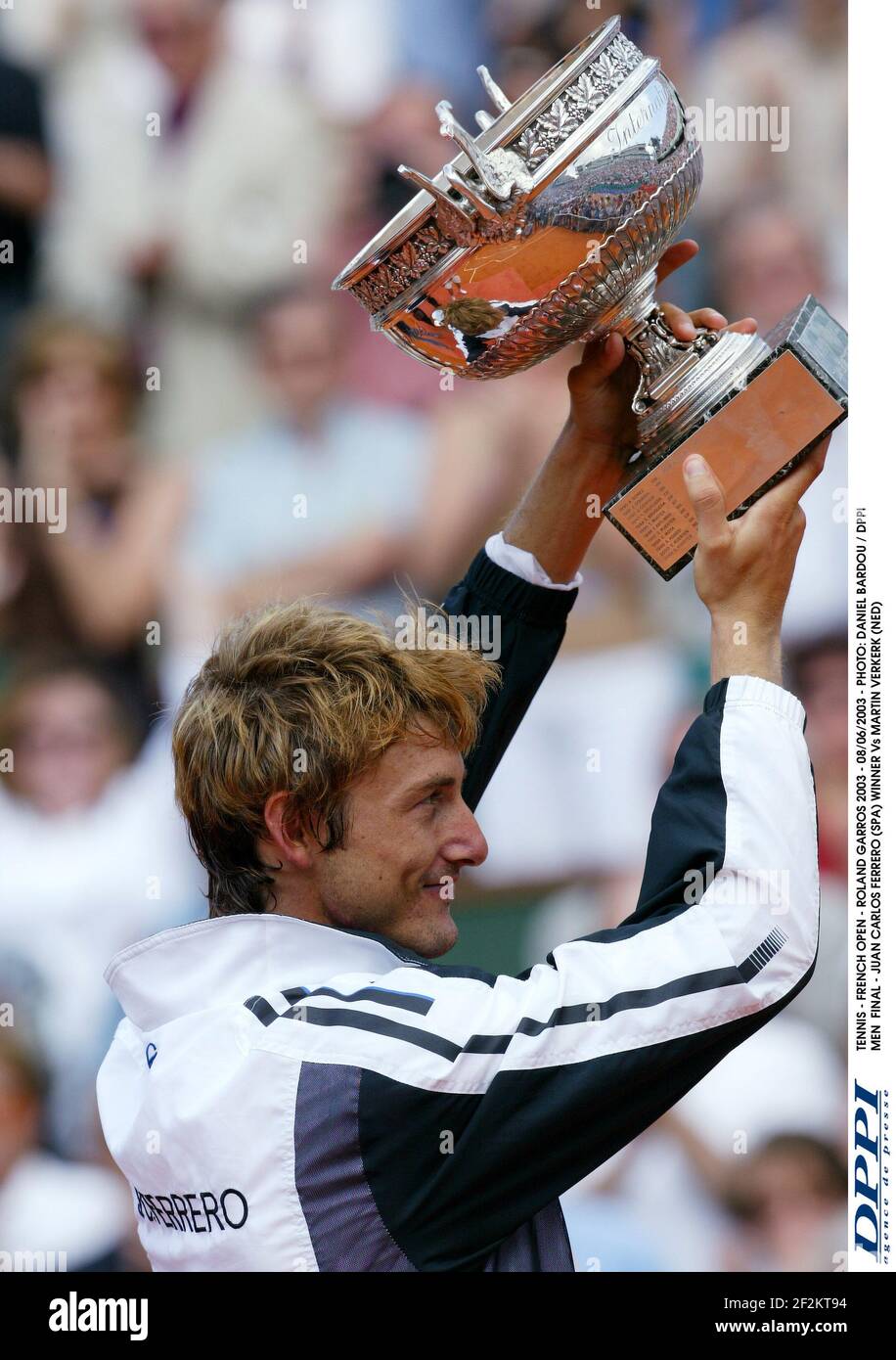 TENNIS - FRENCH OPEN - ROLAND GARROS 2003 - 08/06/2003 - PHOTO: DANIEL ...