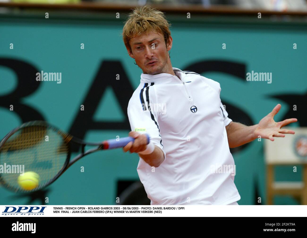 Juan carlos ferrero 2003 french open hi-res stock photography and ...