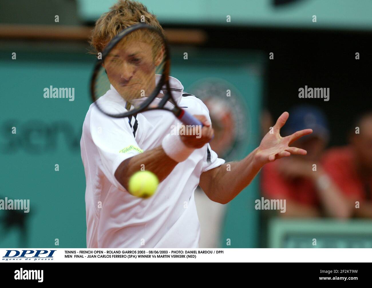 Juan carlos ferrero 2003 french open hi-res stock photography and ...