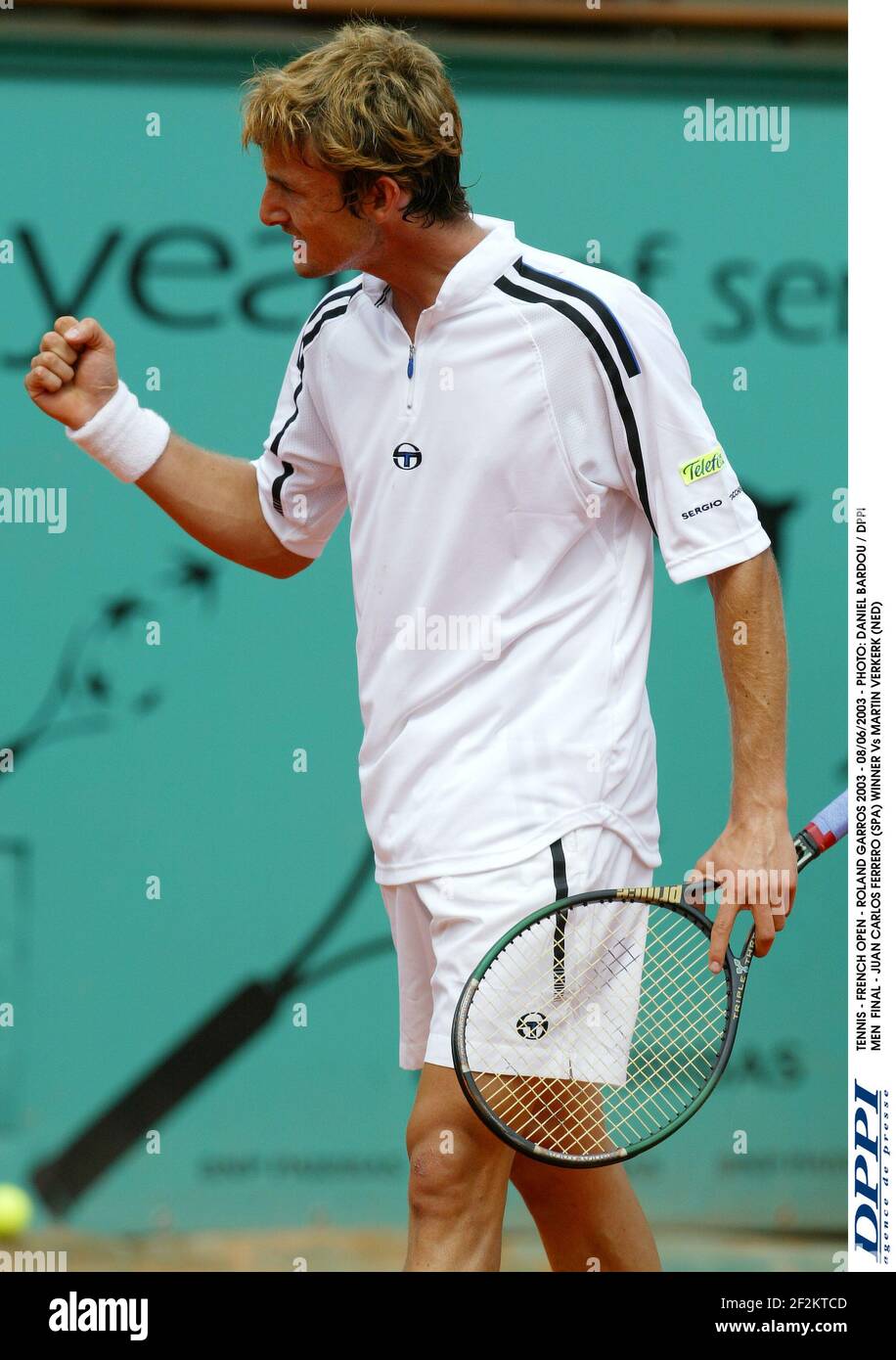 Juan carlos ferrero 2003 french open hi-res stock photography and ...