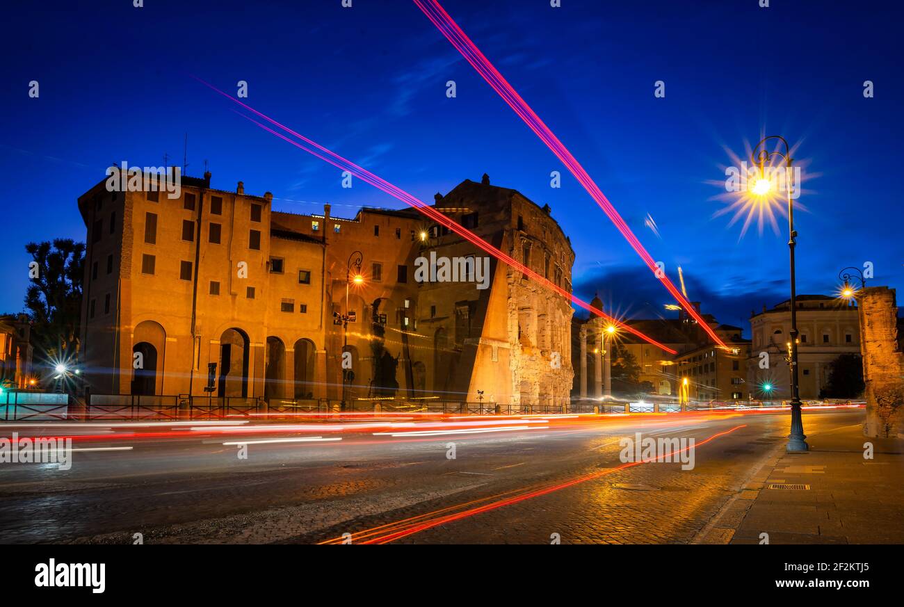 Beautiful rome twilight italy hi-res stock photography and images - Alamy