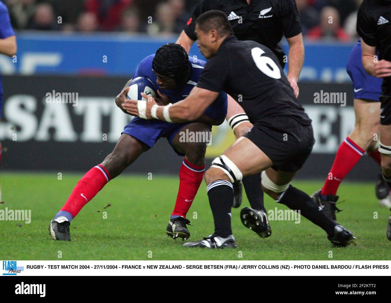 RUGBY - TEST MATCH 2004 - 27/11/2004 - FRANCE v NEW ZEALAND - SERGE ...