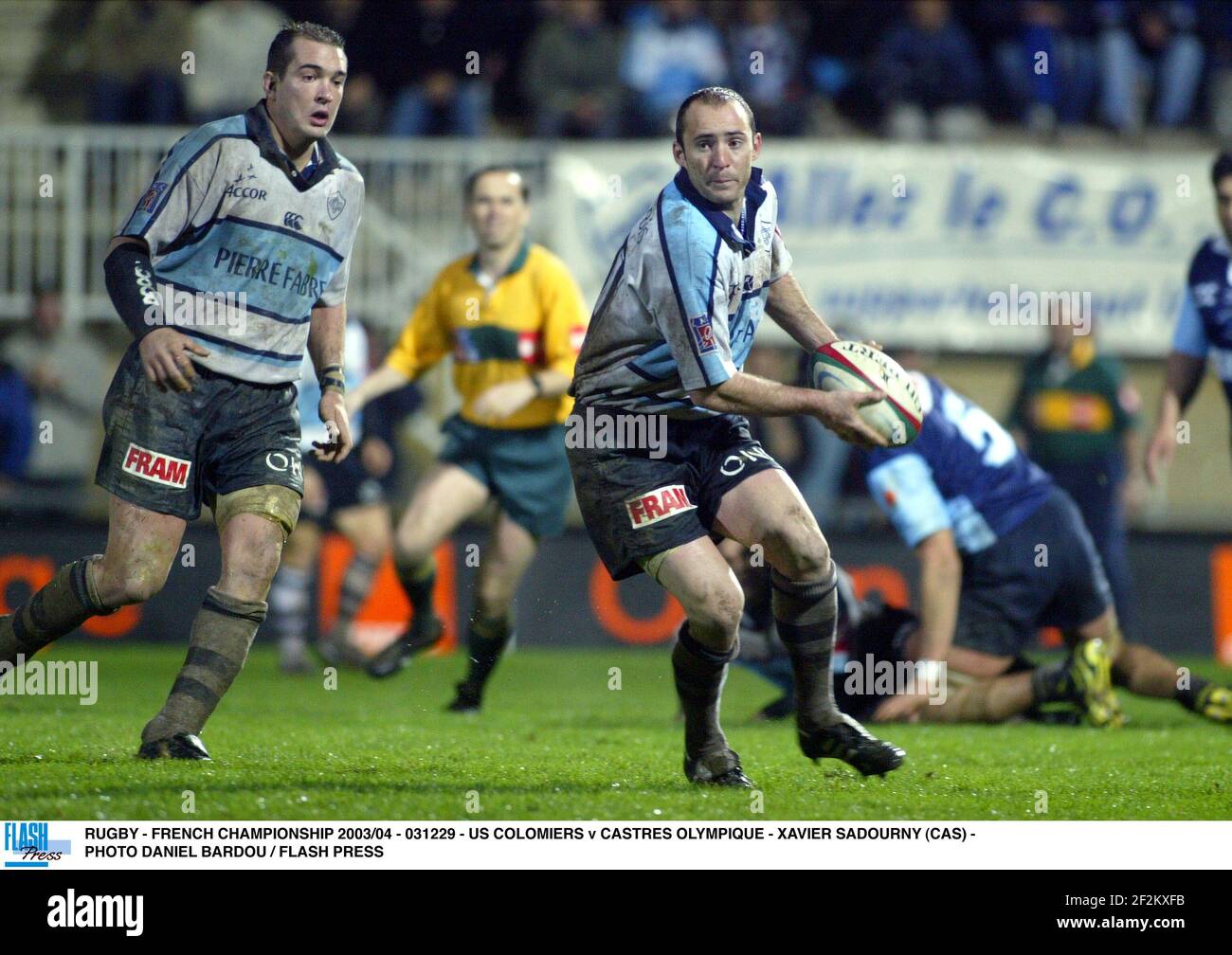 RUGBY - FRENCH CHAMPIONSHIP 2003/04 - 031229 - US COLOMIERS v CASTRES ...