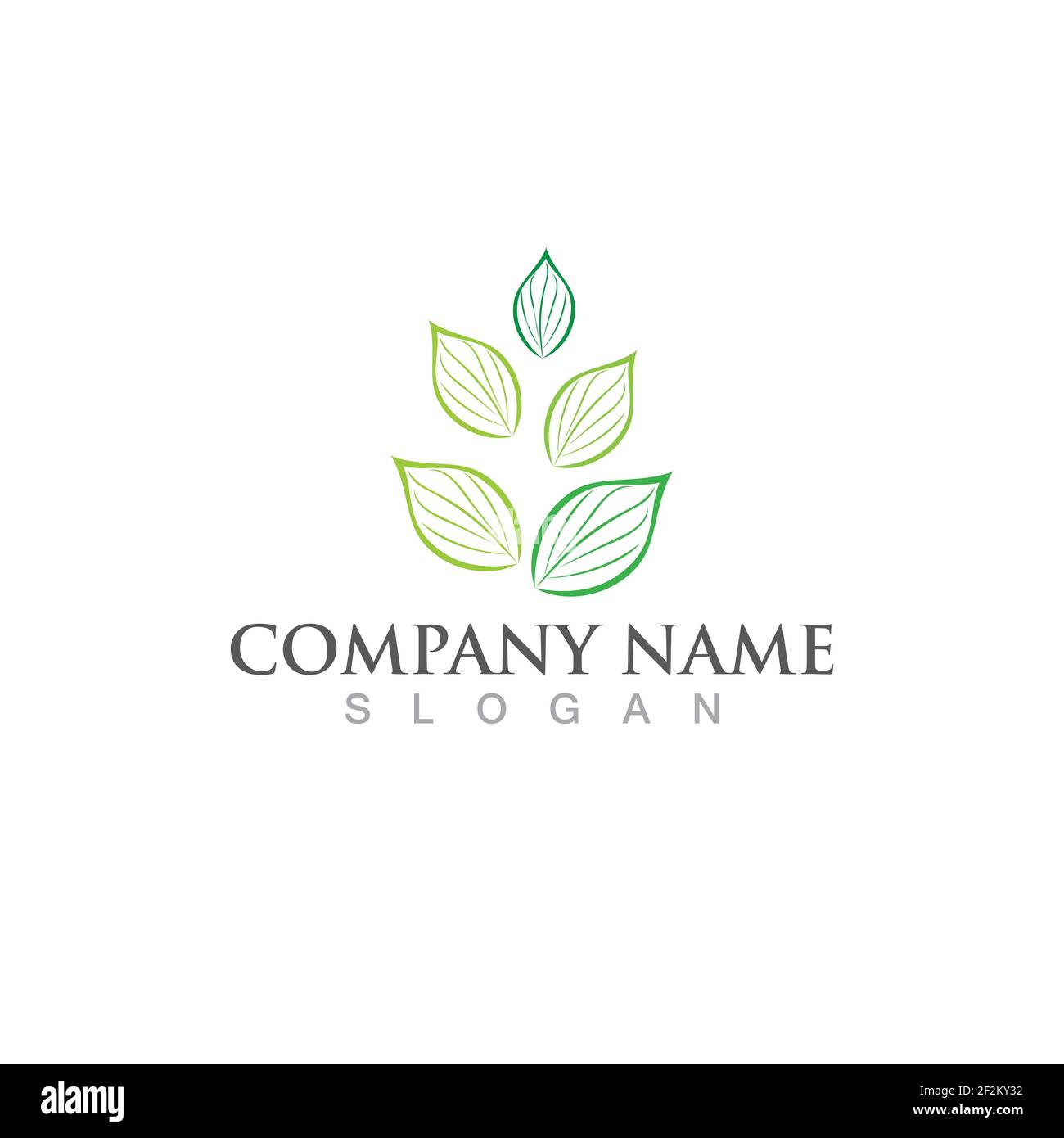 Logos of green Tree leaf ecology nature element vector Stock Vector ...
