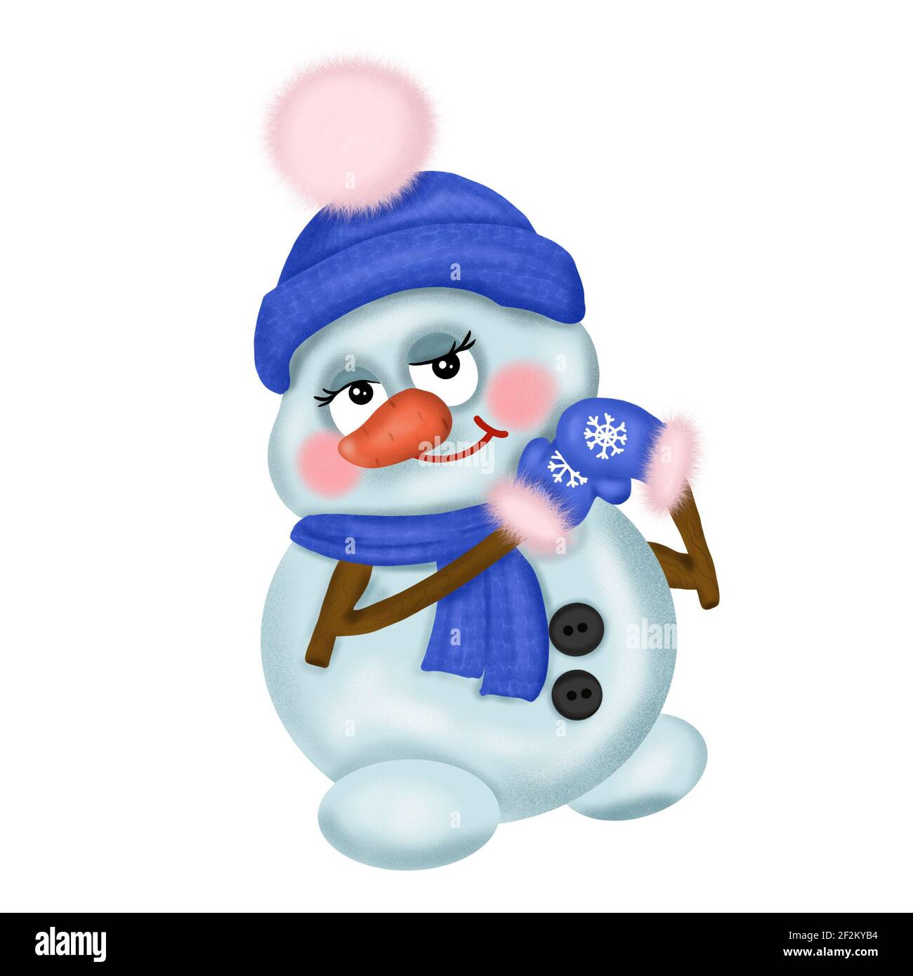 Portrait snowman Cut Out Stock Images & Pictures - Alamy