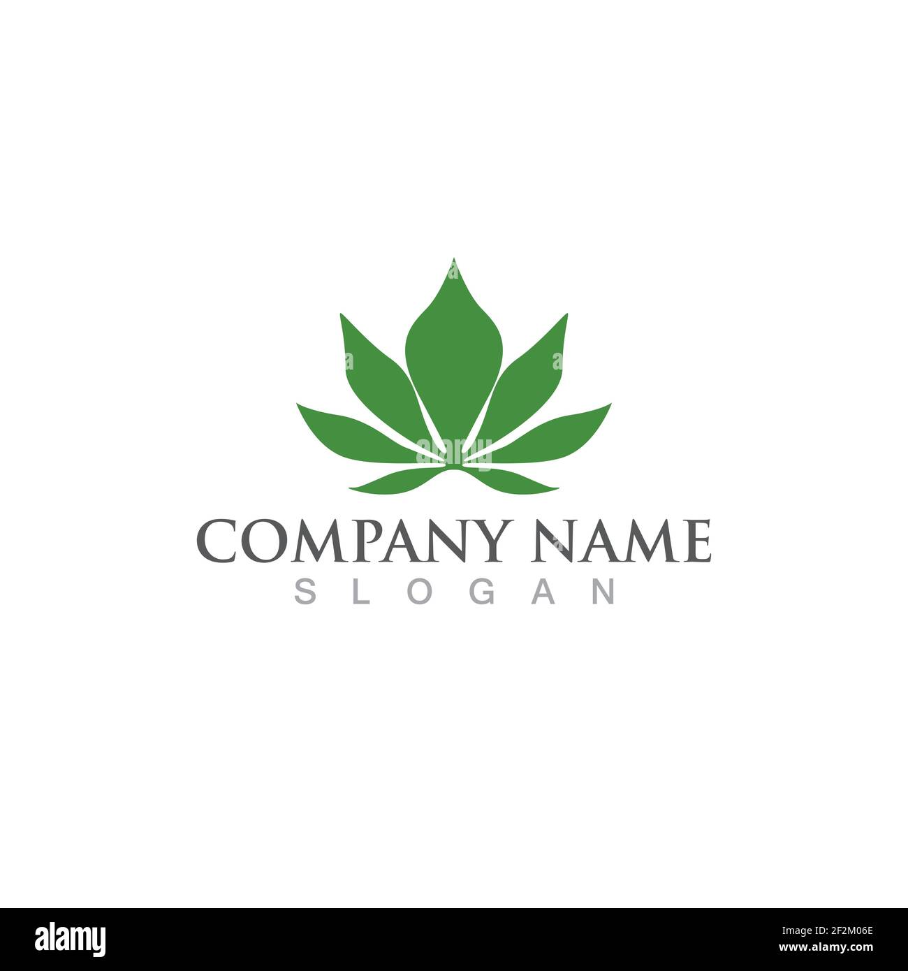 cannabis logo and symbol vector Stock Vector Image & Art - Alamy