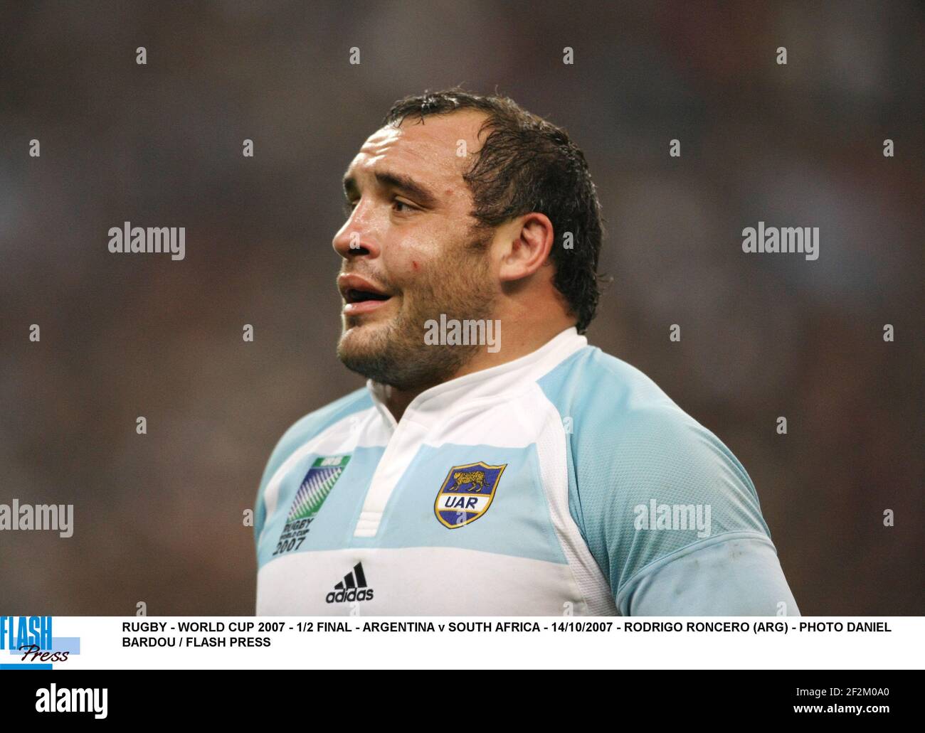 RUGBY - WORLD CUP 2007 - 1/2 FINAL - ARGENTINA v SOUTH AFRICA - 14/10 ...