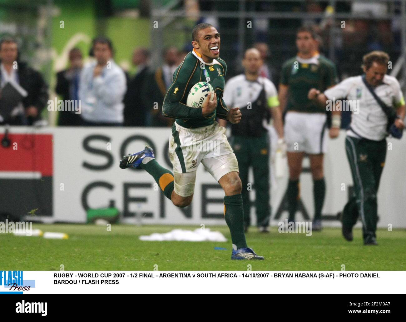 RUGBY - WORLD CUP 2007 - 1/2 FINAL - ARGENTINA v SOUTH AFRICA - 14/10 ...