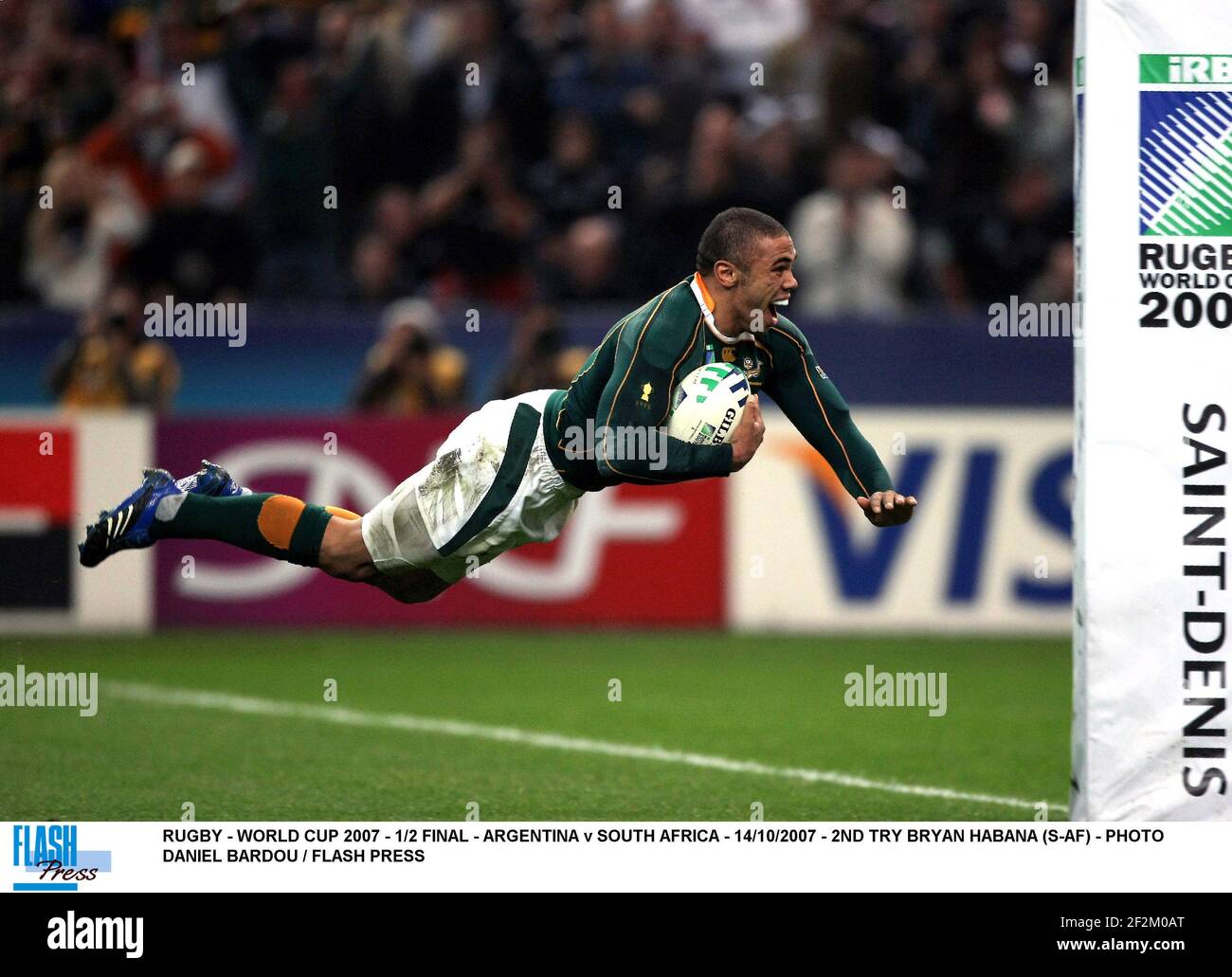 RUGBY - WORLD CUP 2007 - 1/2 FINAL - ARGENTINA v SOUTH AFRICA - 14/10 ...