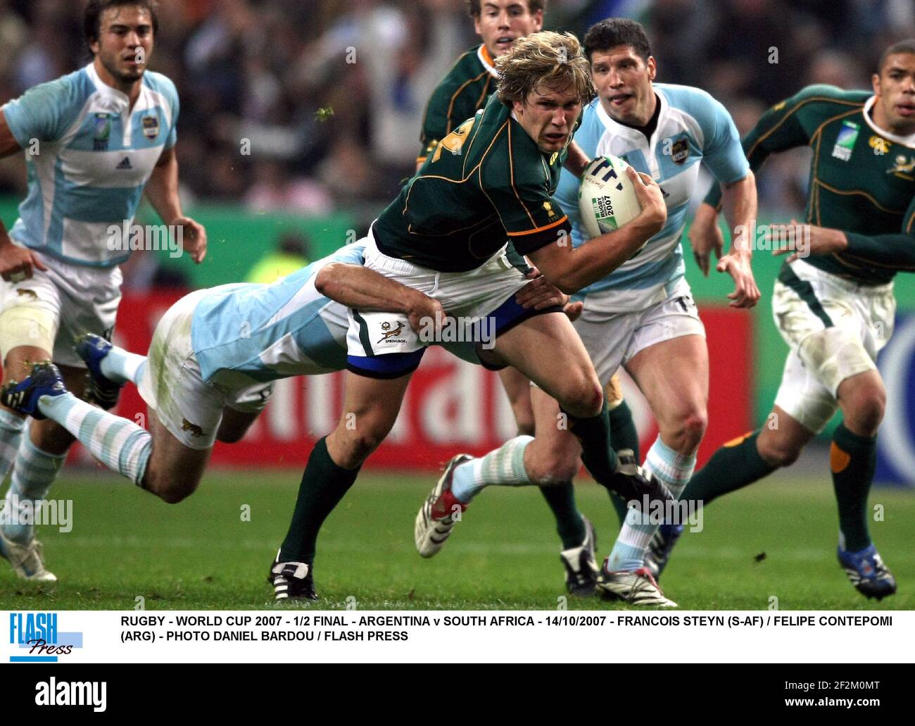 RUGBY - WORLD CUP 2007 - 1/2 FINAL - ARGENTINA v SOUTH AFRICA - 14/10 ...