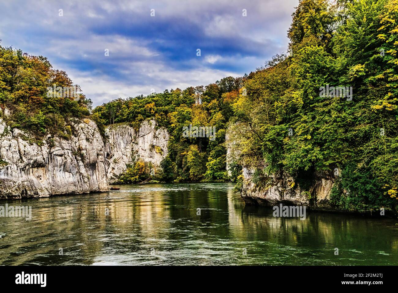 Germany, Bavaria, Lower Bavaria, Danube near Kelheim - Weltenburg Stock ...