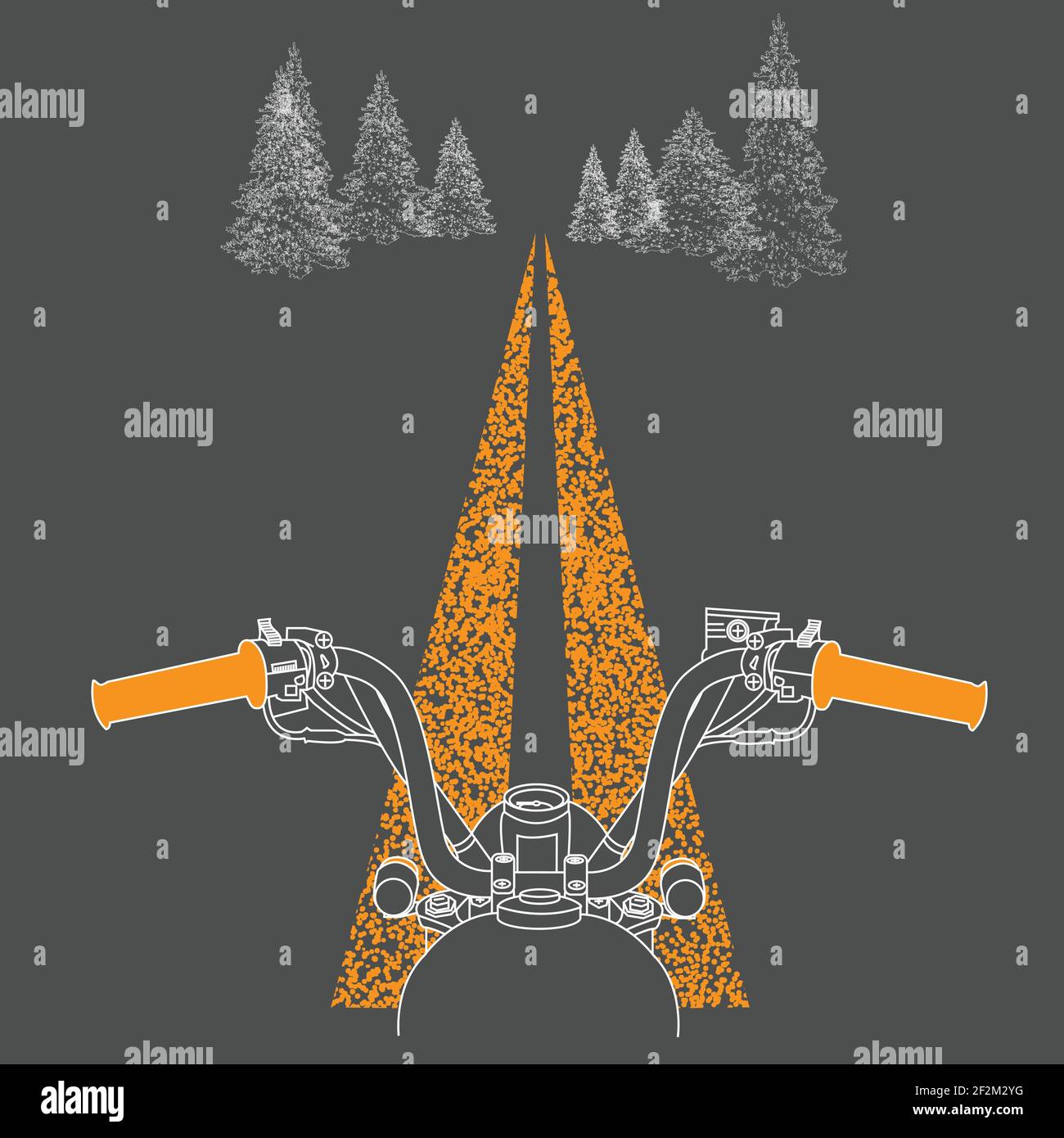 Bicycle design on asphalt Stock Vector Images - Alamy